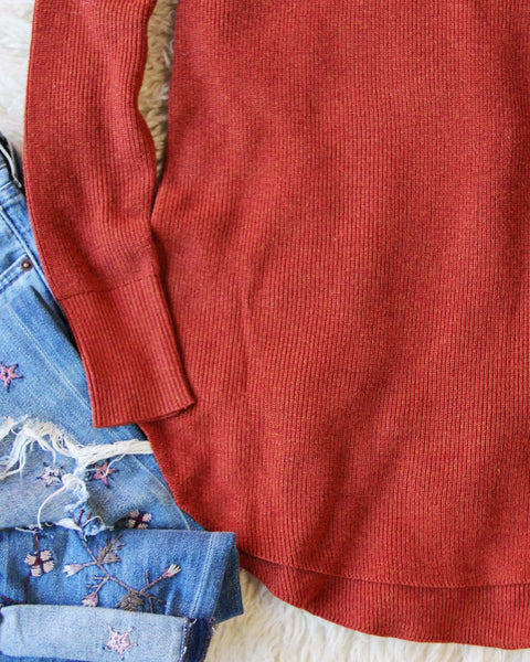 Everyday Layering Sweater in Rust, Cozy Winter Sweaters from Spool 72 ...