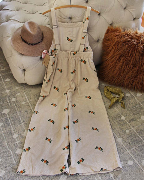 Floral Corduroy Overall, Sweet Floral Overalls from Spool 72. | Spool No.72