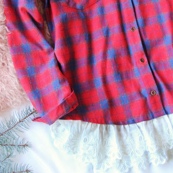 Flannel & Lace Top, Plaid & Lace Tops from Spool 72. | Spool No.72