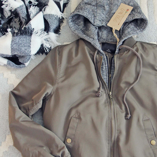 Forest Smoke Hooded Coat, Cozy Winter Coats from Spool 72. | Spool No.72