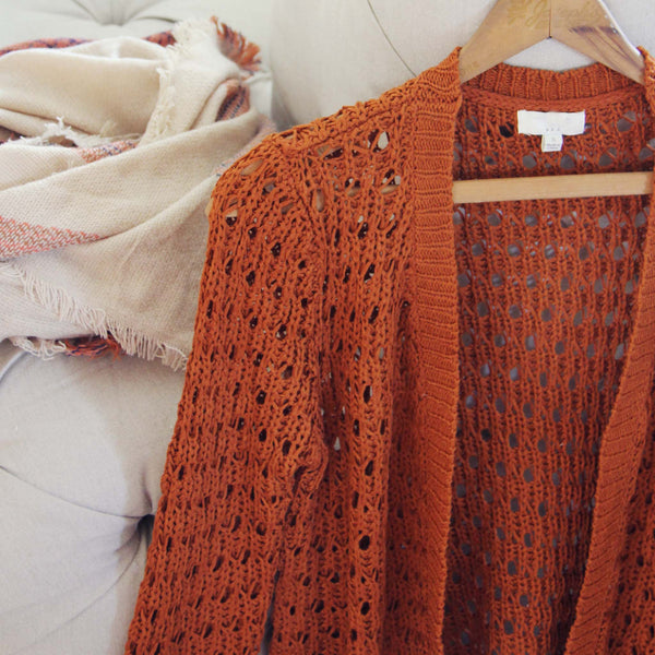 Lace & Copper Sweater, Bohemian Lace Sweaters from Spool 72. | Spool No.72