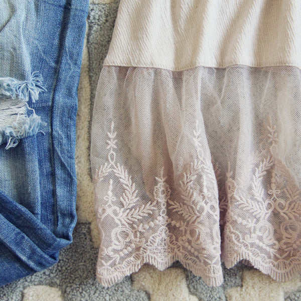 The Lace Hem Layering Tank, Sweet Boho Layering Tanks from Spool 72 ...