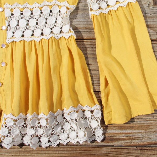 Saffron Boho Blouse, Bohemian Tunics & Tops from Spool 72. | Spool No.72