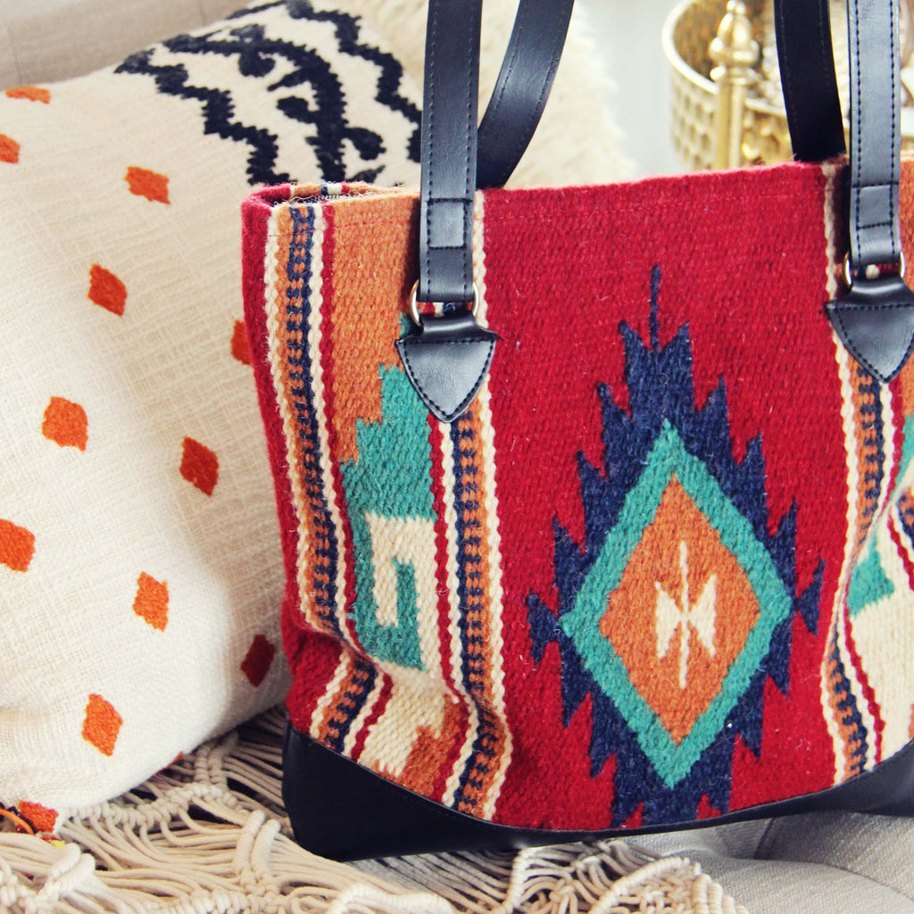 Sierra Vista Rug Bag in Shadow, Native Rug Totes & Bags from Spool 72 ...