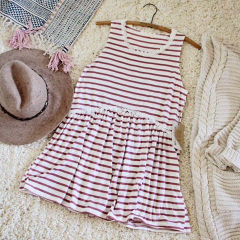 Sweet Stripe Layering Tank in Rose, Sweet Fall Layering Tanks from ...