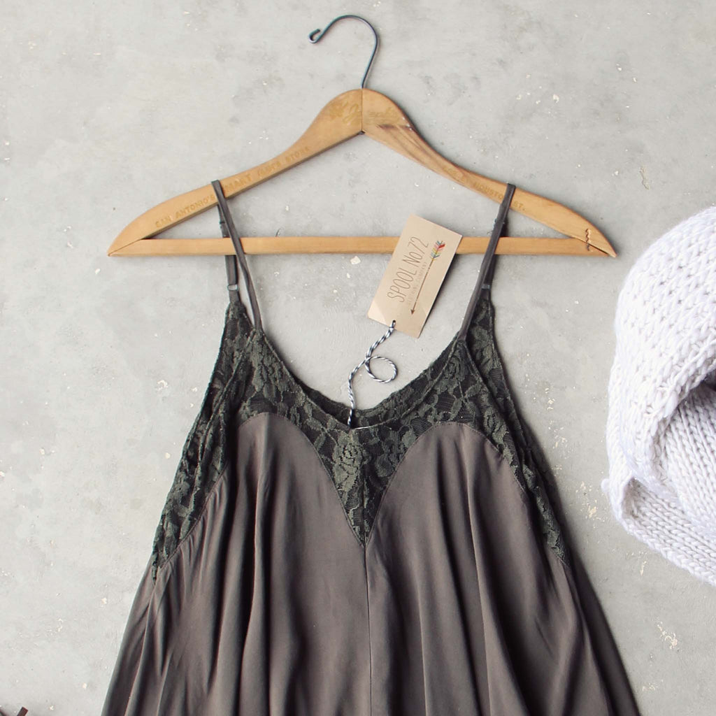 Linden Layering Tunic in Sage, Sweet Lace Tunics from Spool 72. | Spool ...