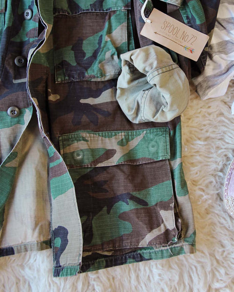 Vintage Camo & Lemon Jacket, Sweet Vintage Camo Jackets from Spool 72 ...