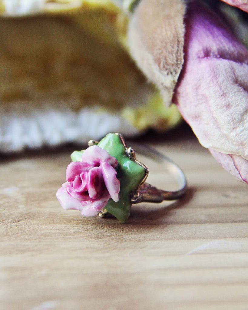 Vintage Rose Ring, Vintage Rings from Spool 72. | Spool No.72
