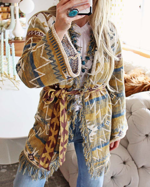 Wild Country Sweater, Cozy Aztec Fringe Sweaters from Spool No.72 ...